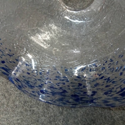 bs3676 吹雪文ガラス電笠 【大正浪漫 びいどろ屋】